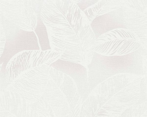 A.S. CRÉATION WALLPAPER «COTTAGE, FLORAL, GREY, WHITE» 386632