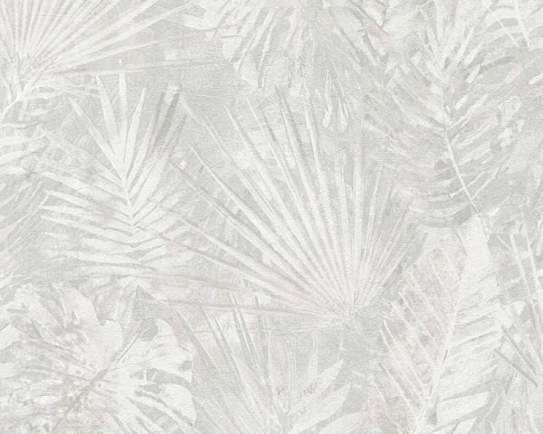 A.S. CRÉATION WALLPAPER «FLORAL, BEIGE, CREAM, GREY» 386384