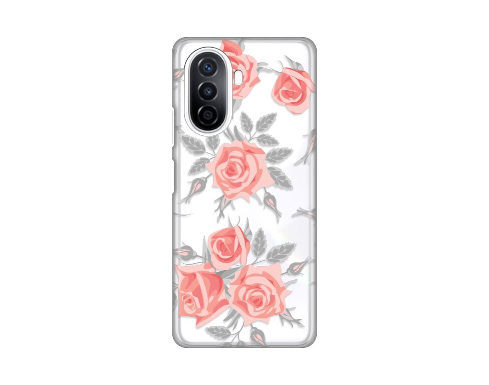 Silikonska futrola PRINT Skin - Huawei Nova Y70/Nova Y70 Plus Elegant Roses