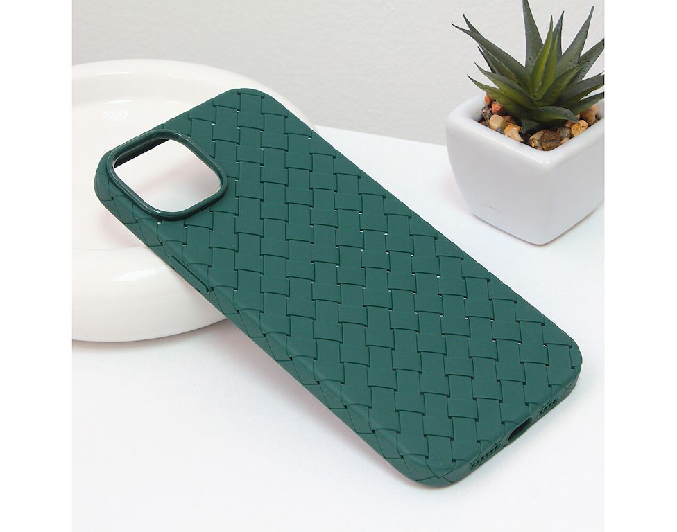Futrola Weave case - iPhone 14 Plus zelena