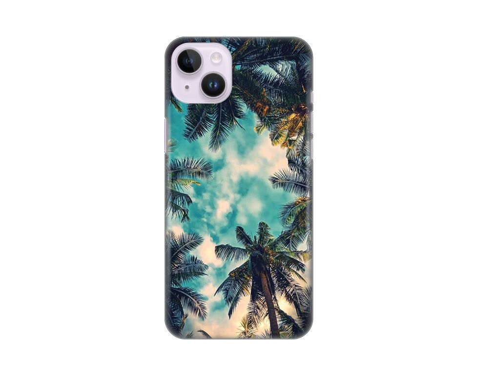 Silikonska futrola PRINT Skin - iPhone 14 Plus Palm tree