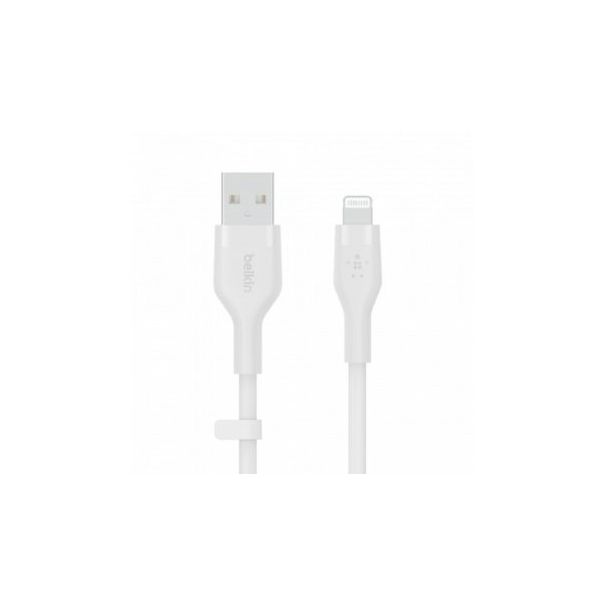 BELKIN Kabl BOOST CHARGE USB-A na Lightning CAA008bt3MWH, 3m, bela