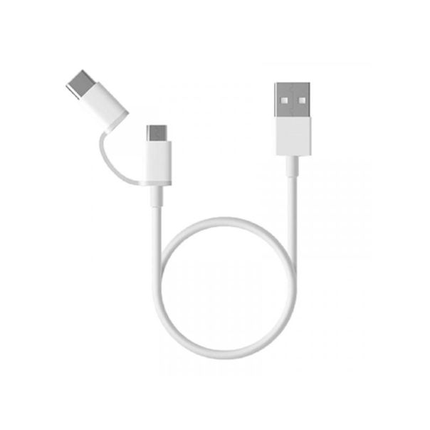 XIAOMI Kabl 2-in-1 Micro USB na Type C, 1m