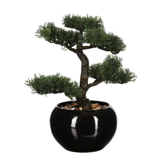 ATMOSPHERA Bonsai u skasiji 35x32x34cm, crna