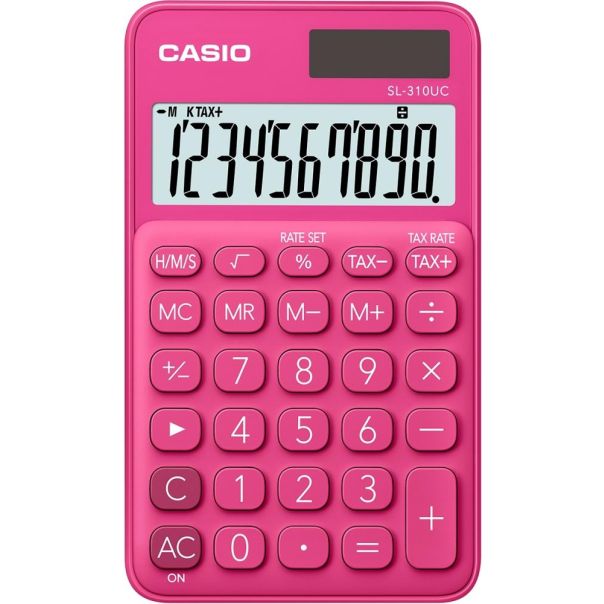 CASIO Kalkulator džepni, crvena SL 310