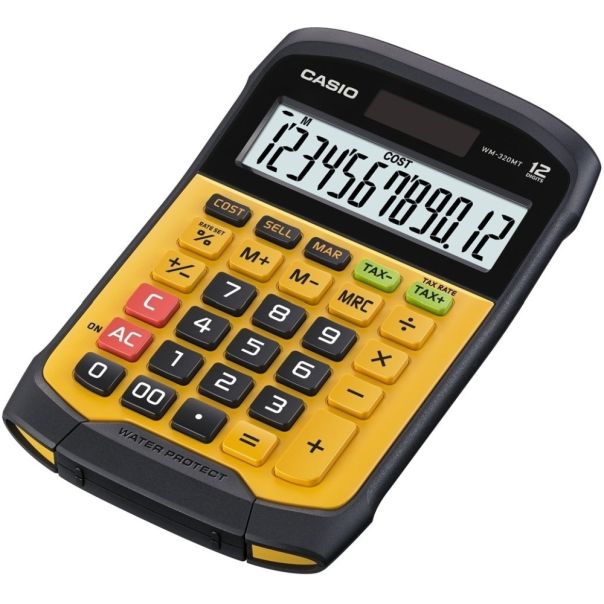 CASIO Kalkulator stoni, 12 mesta WM-320 waterproof