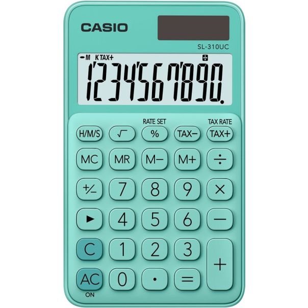 CASIO Kalkulator džepni, zeleni SL 310