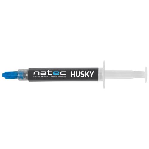 Natec NPT-1324 HUSKY, Thermal Grease, 4g capacity, Thermal conductivity 4.63 W/mK, Working Temperature -30°C to +280°C, Grey