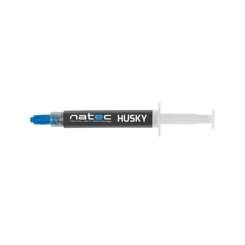 Natec NPT-1324 HUSKY, Thermal Grease, 4g capacity, Thermal conductivity 4.63 W/mK, Working Temperature -30°C to +280°C, Grey