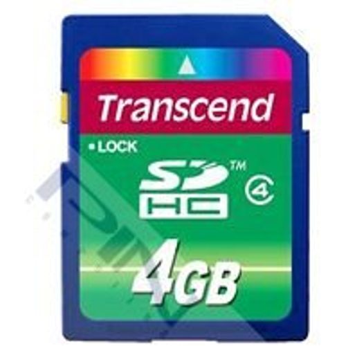Transcend TS4GSDHC4 Secure Digital 4 GB, Class 4