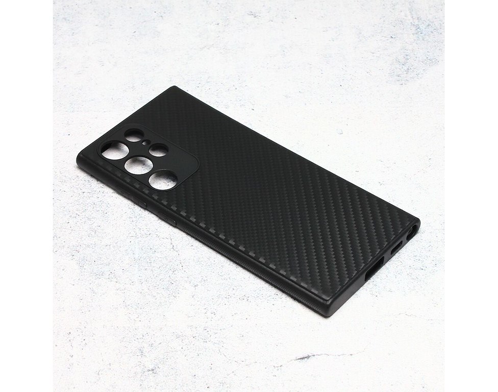 Futrola Carbon fiber - Samsung Galaxy S22 Ultra 5G crna