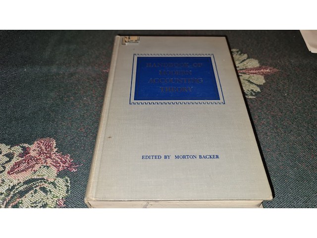 Handbook of modern accounting theory
