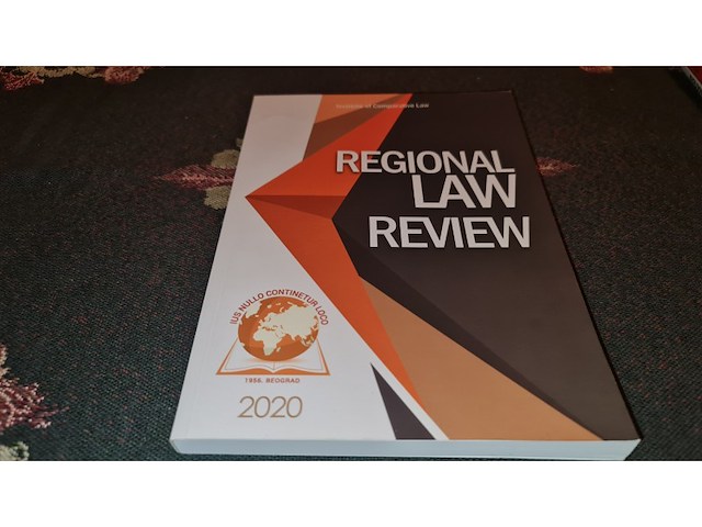 Regional law review 2020