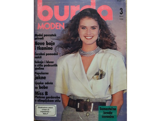 BURDA 3 MART 1988