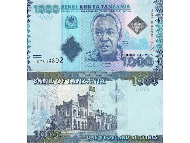 TANZANIA 1000 Shillings 2020 UNC, P-41