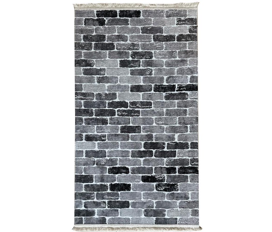 Tepih Print Pera Miso Brick 80 x 150 cm sivi