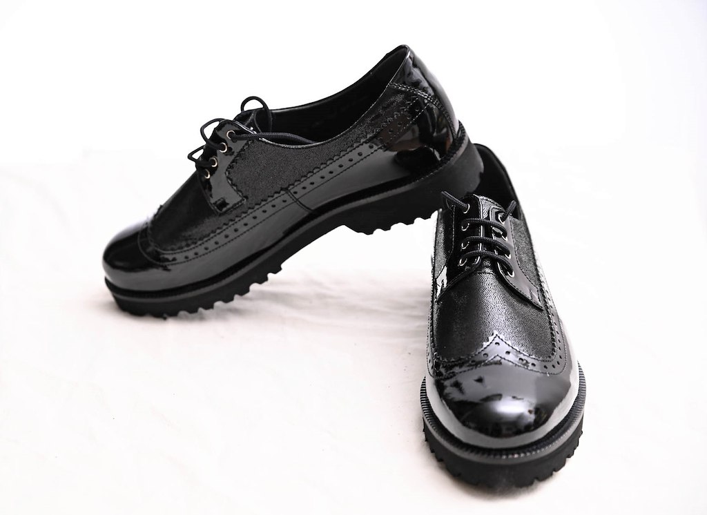 Ženske cipele oksfordice 1936-1 crna