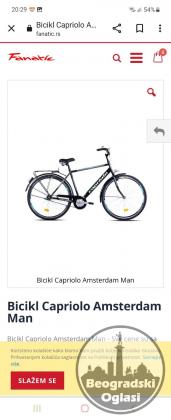 Bicikl Capriolo Man u odličnom stanju