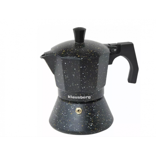 Džezva za espresso kafu 12 šolja KB7161 crna KLAUSBERG