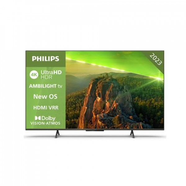 PHILIPS LED TV 65PUS811812, 4K, Smart, Ambilight, Hrom