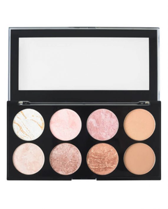 Paleta rumenila, bronzera i hajlajtera MAKEUP REVOLUTION Ultra Blush Golden Sugar 13g