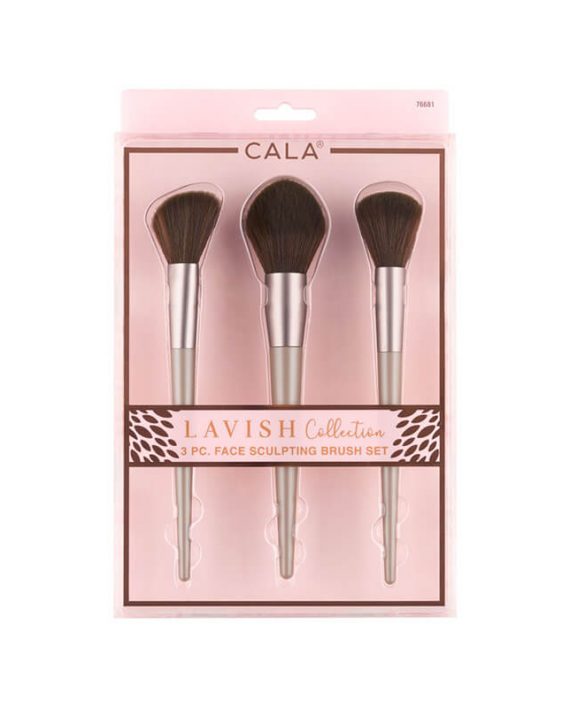 Set četkica za šminkanje lica CALA Lavish 3/1