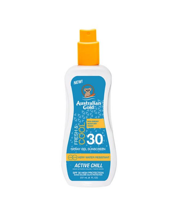 SPF 30 Spray Gel Active Chill – Sprej za sunčanje sa zaštitnim dejstvom