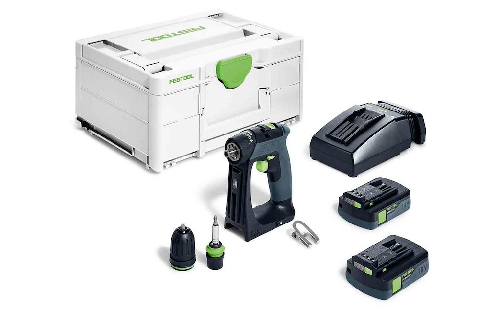 Festool baterijska bušilica/odvijač CXS 18 C 3,0-Plus (576883)