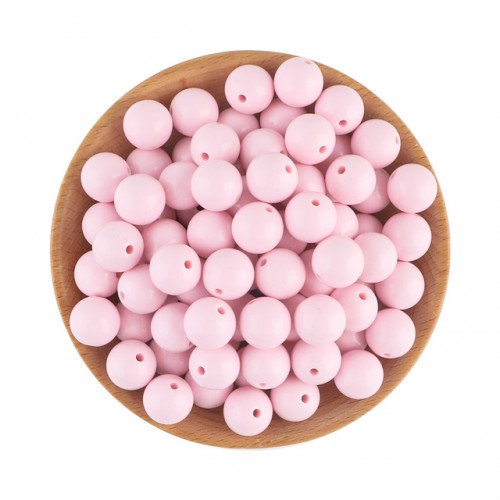 Akrilna perla 8 mm Baby Pink