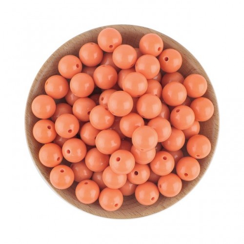 Akrilna perla 8 mm Orange