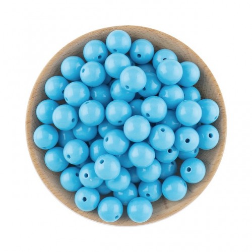 Akrilna perla 8 mm Light Blue