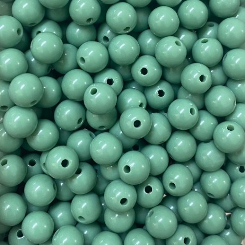 Akrilna perla 10 mm Sage Green