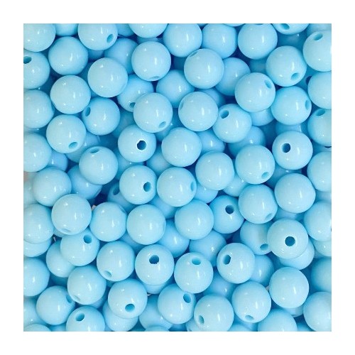 Akrilna perla 10 mm Baby Blue