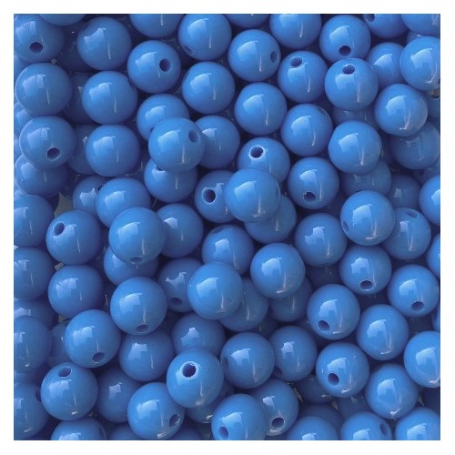 Akrilna perla 10 mm Denim Blue