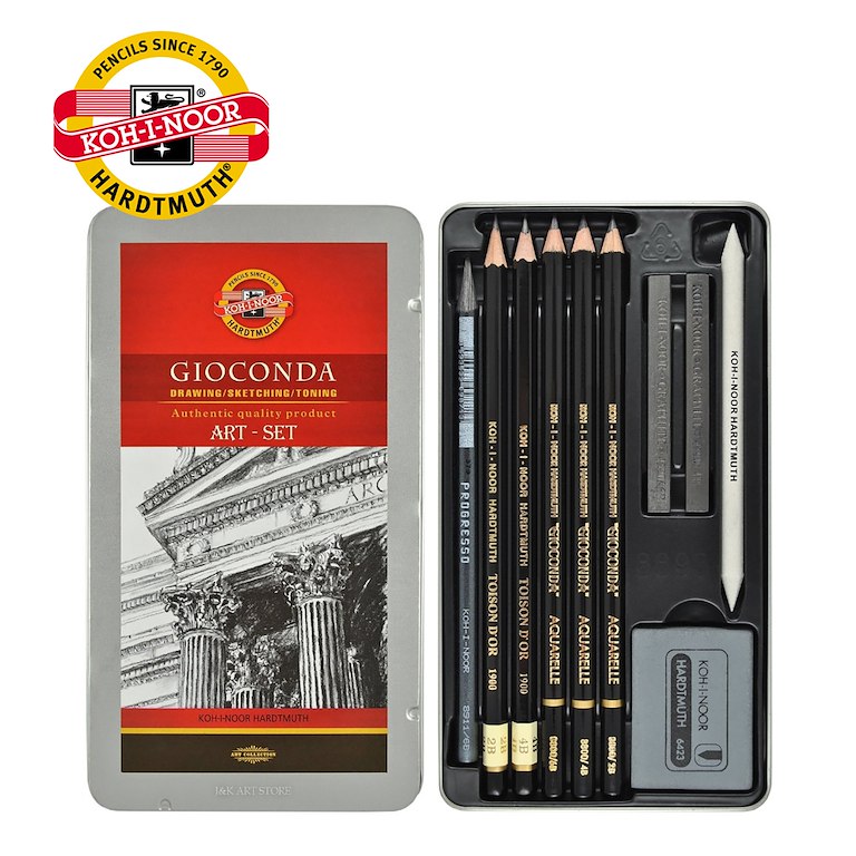 SET UMETNIČKI ZA SKICIRANJE GIOCONDA 8893