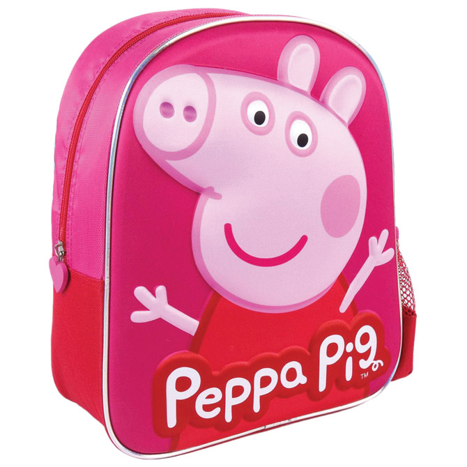 RANAC PREDŠKOLSKI 3D PEPPA PRASE CERDA 2100003530 CRVENO-ROZ