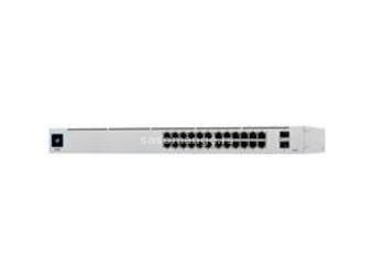 Ubiquiti USW-Pro-24-POE-EU configurable Gigabit Layer2 and Layer3 switch with auto-sensing 802.3a...