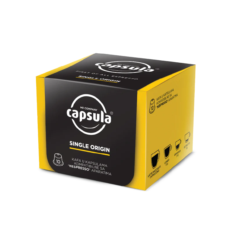 Single Origin - kapsule za Nespresso* kompatibilne aparate