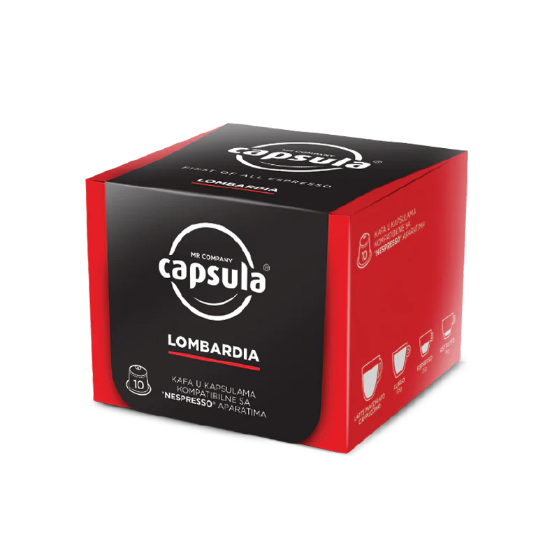 Lombardia - kapsule za Nespresso* kompatibilne aparate