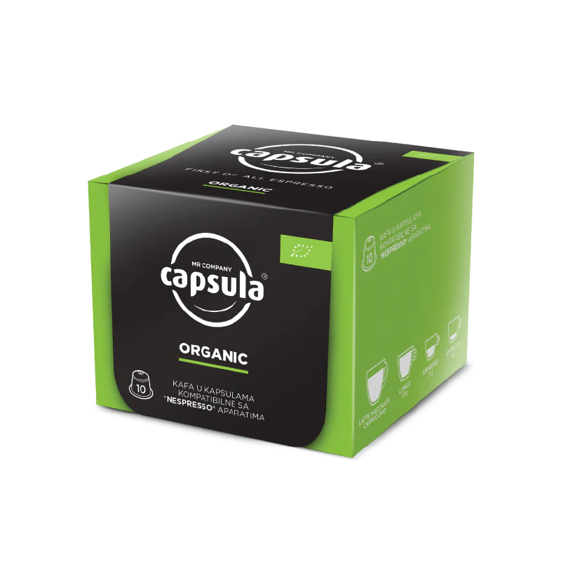 Organic - kapsule za Nespresso* kompatibilne aparate