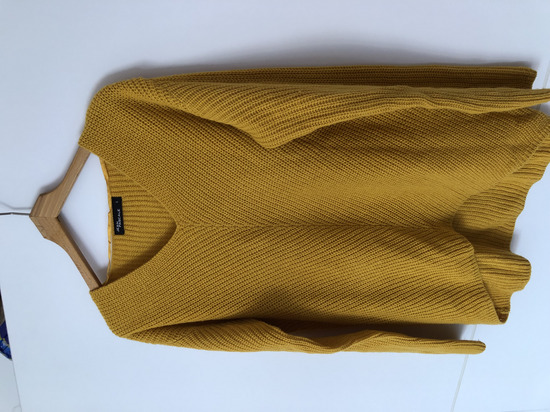 Džemper senf žute boje
