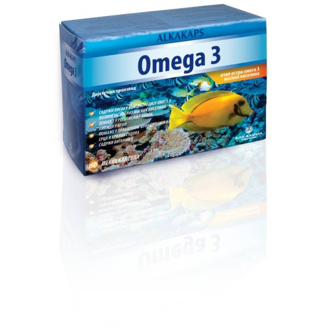 ALKAKAPS OMEGA-3 500MG 60 KAPSULA