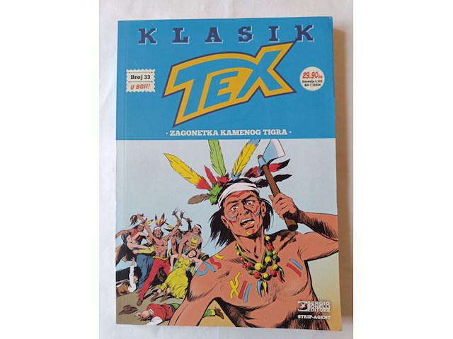 Tex klasik 33 Zagonetka Kamenog Tigra