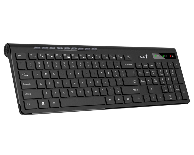 GENIUS SlimStar 7230 USB US wireless crna tastatura