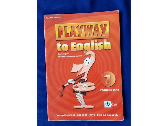 Playway to English 1, radna sveska za engleski jezik