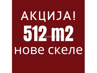 AKCIJA-512 m2 NOVE SKELE Ramovskе Brzomontažne 17e/м2.