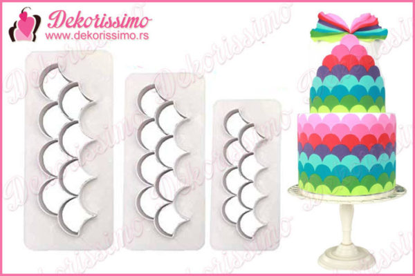 Sekači krljušt, set 3 kom – K1683
