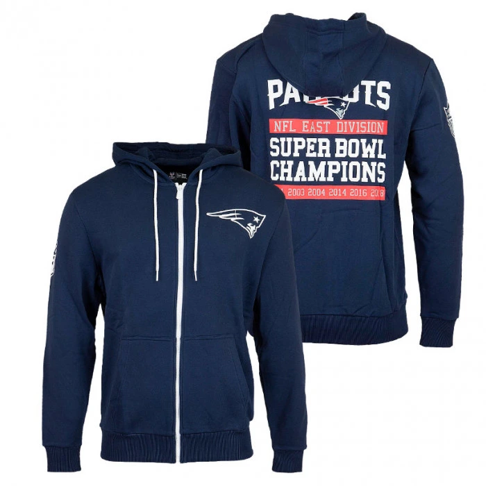 New England Patriots New Era Large Graphic duks sa kapuljačom