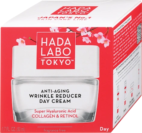 HADA LABO TOKYO
ANTI-AGING WRINKLE REDUCER - dnevna krema protiv bora, 50 ml