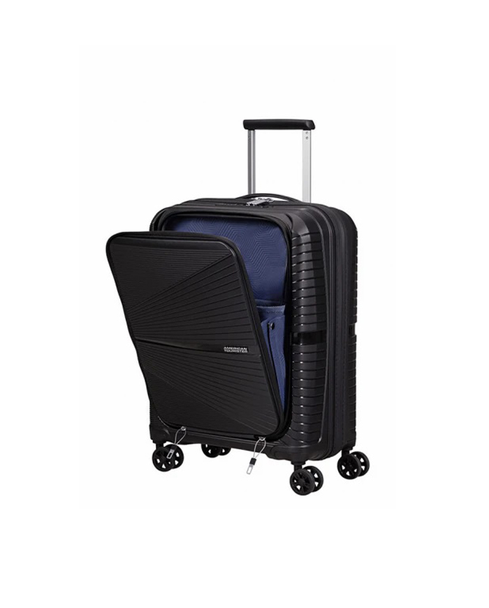 KOFER AIRCONIC-SPINNER 55/20 FRONTL. 15.6″ ONYX BLACK TROLLEY American Tourister
